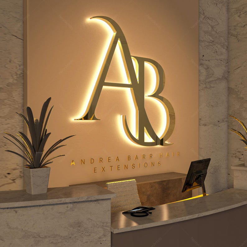 Led Sign,custom Logo Sign,backlit Sign,business Sign,illuminated LED ...