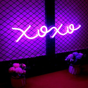 Neon Sign Lights XOXO Modern Wedding Décor Signs Led Neon - Etsy