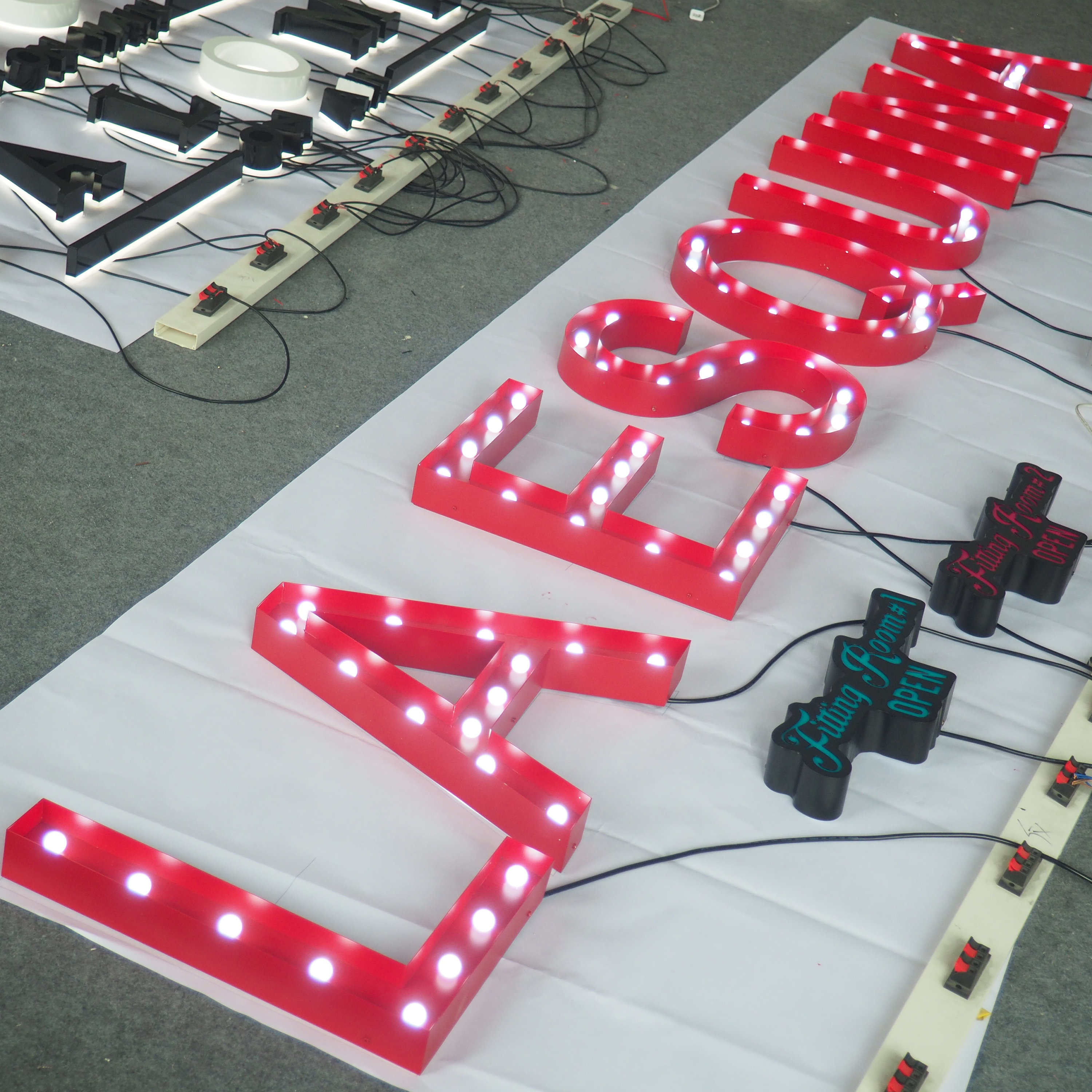 Custom Marquee Signs, Carnival Circus Lighting Letter, Yard Light ...