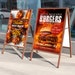 Advertising Boards Poster Stands,a-frame Sign Stand, A Stand Sign Board ...