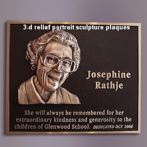 Personalized Cast Brass,custom Memorial Plaque, Custom Size Plaque ...