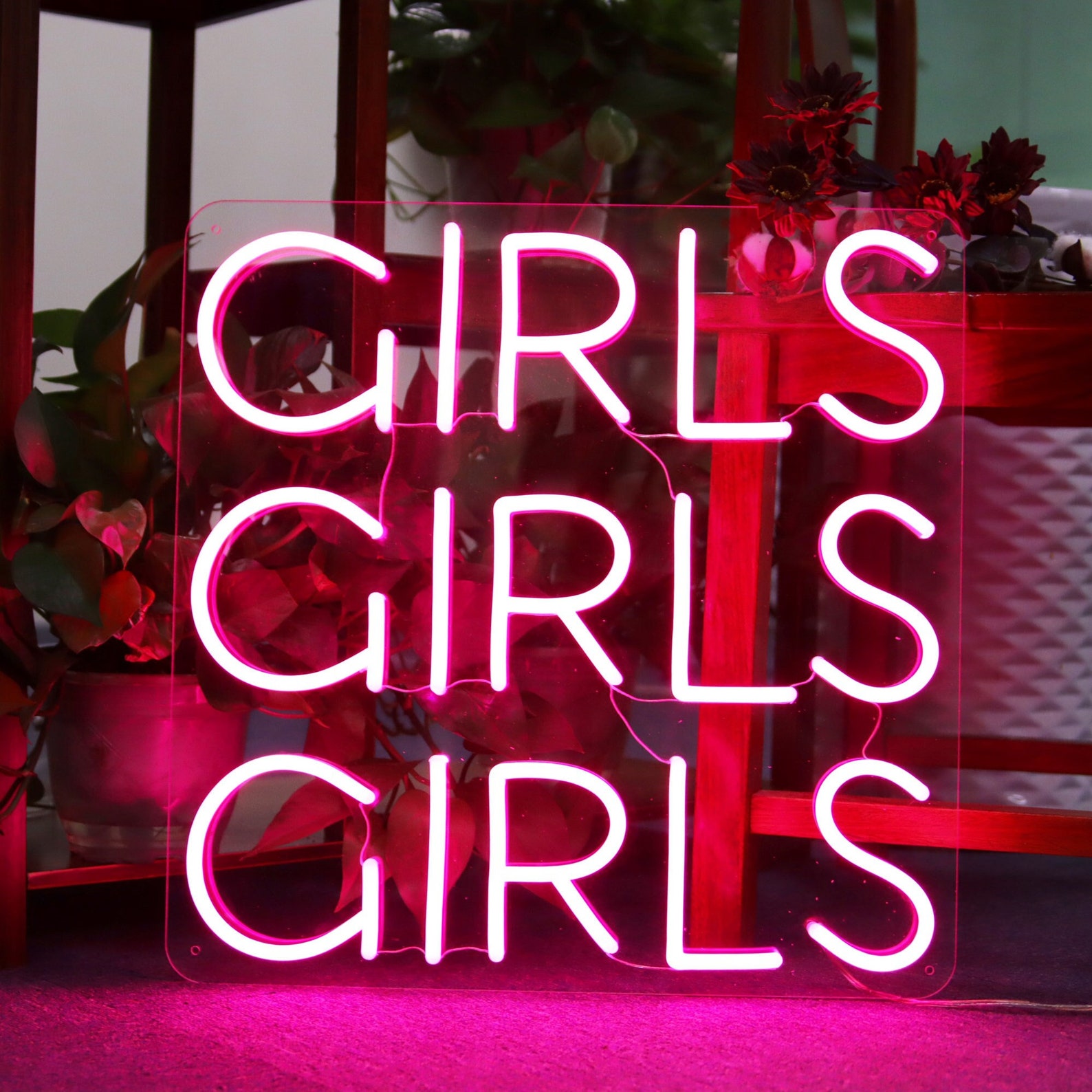 Girls Girls Girls Neon Sign|music Bar Neon Decoration|led Neon Light ...
