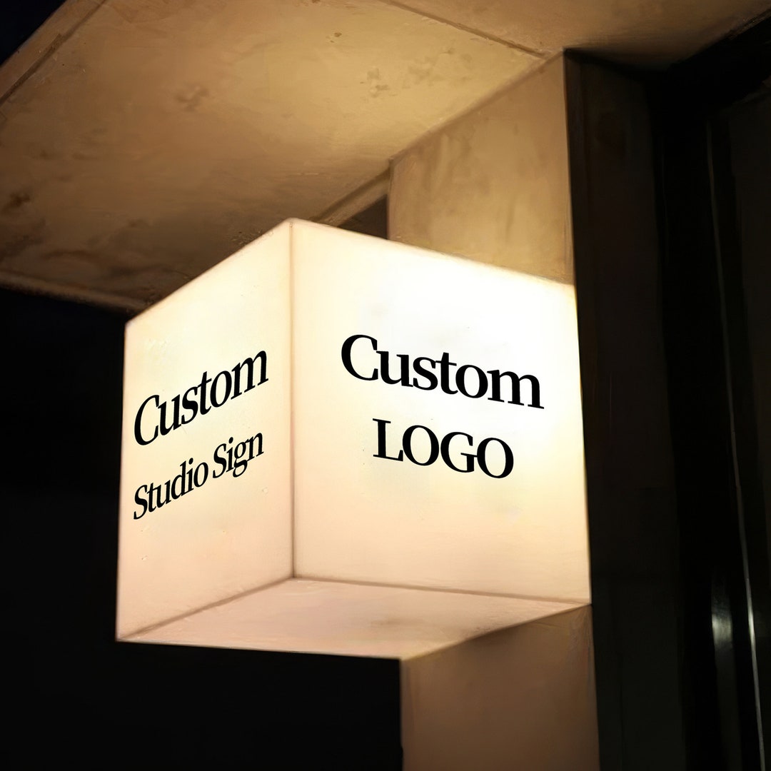 Custom Acrylic Light Box,logo Light Box,business Logo Led Light Box ...