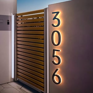 Backlit House Number ,custom Illuminated Address Number Sign,led ...