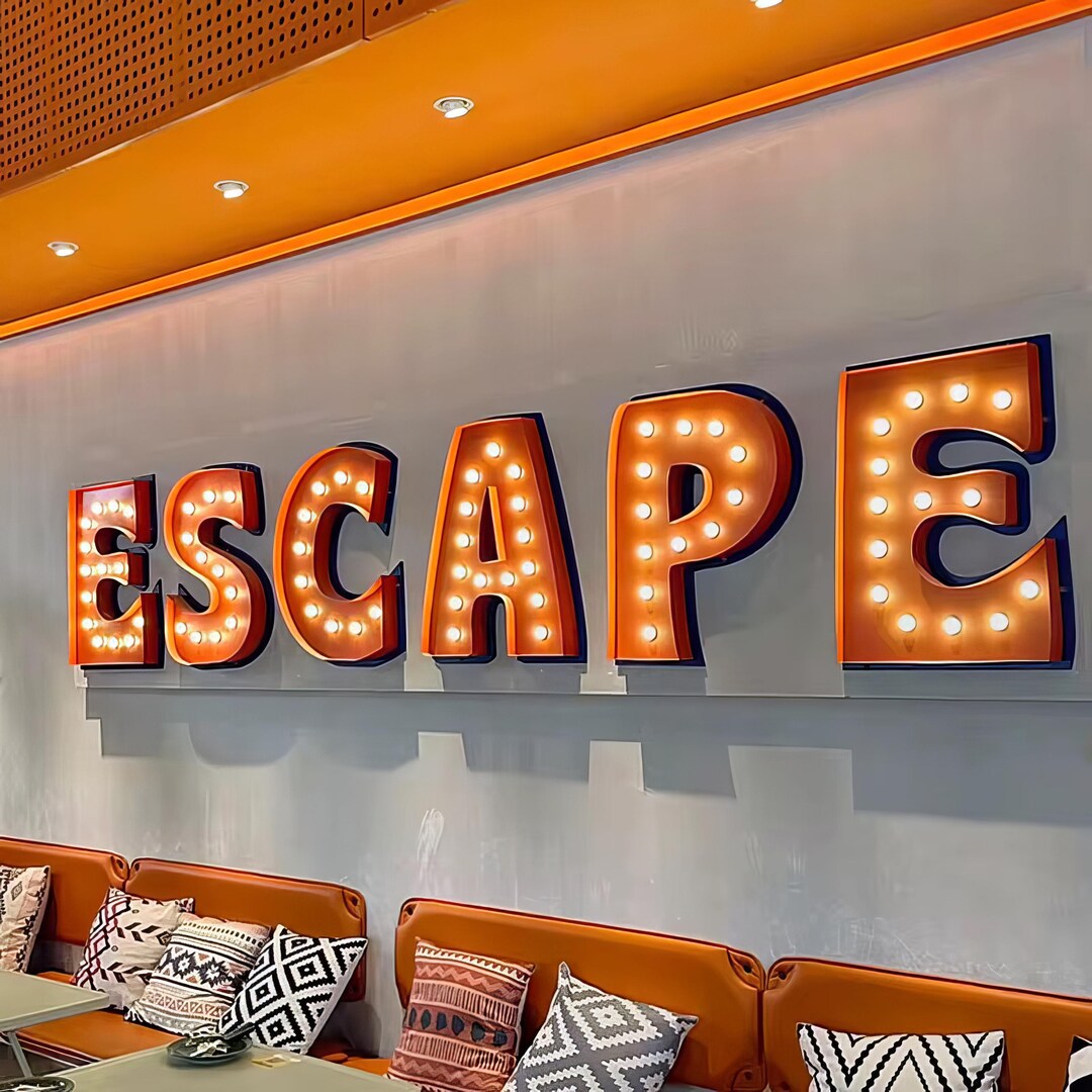 Marquee Letters 3ft/4ft/5ft Large Letter Sign,marquee Sign, Light up ...