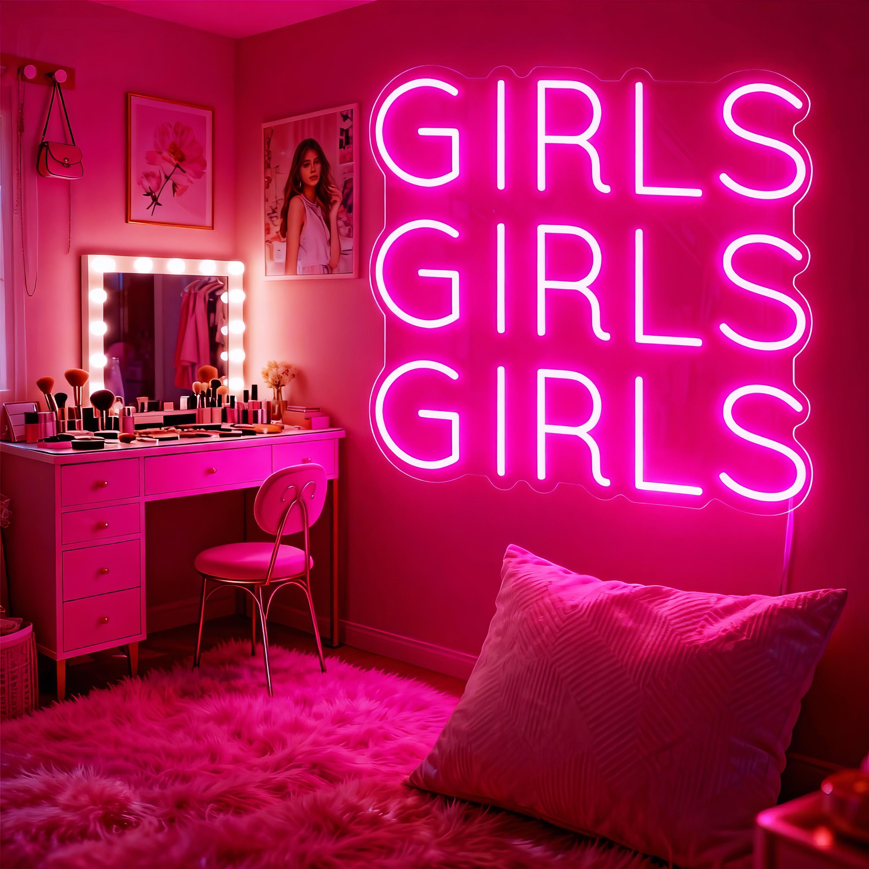 Girls Girls Girls Neon Sign|music Bar Neon Decoration|led Neon Light ...