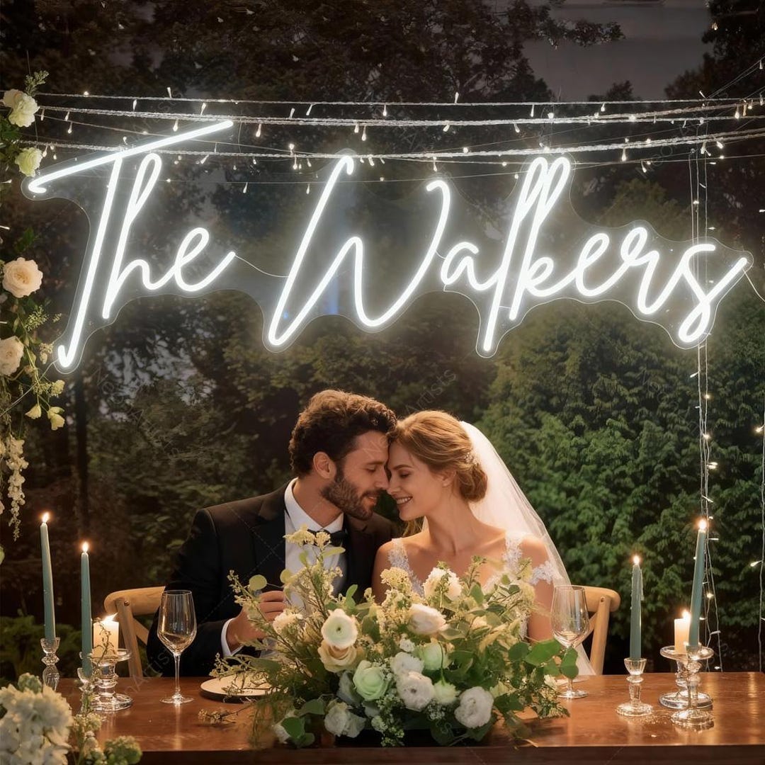 Custom Wedding Neon Sign,wedding Home Decor, Neon Sign Custom,wedding ...
