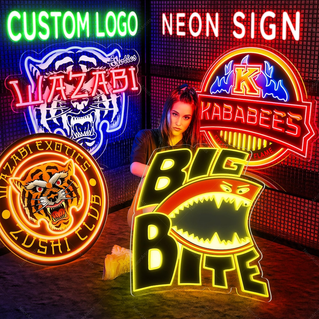 Neon Sign Custom ,custom Business Neon Logo Sign,neon Signs for Office ...