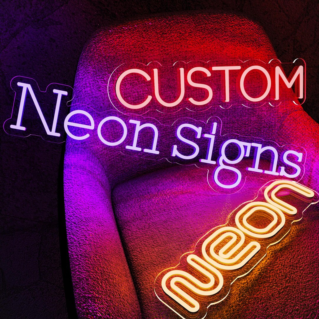 Custom Neon Signs,custom Business Neon Logo,led Neon Sign,neon Signs ...