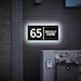 LED House Number Sign,metal Address Light Box,led House Number, Street ...