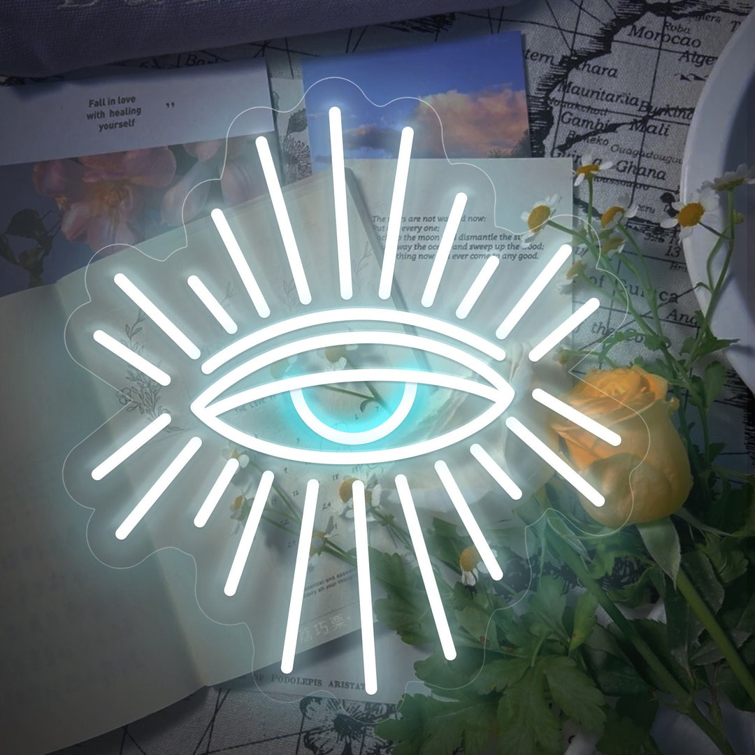 Evil Eyes Neon Signs for Bedroom Wall Decor, Eye Neon Sign,neon Eye ...