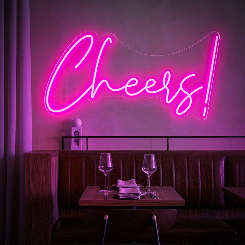 Cheers Sign - Etsy