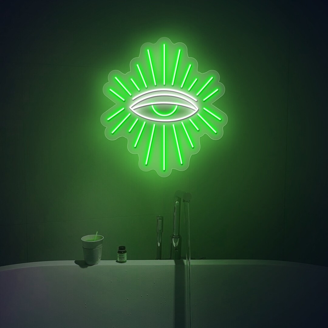 Evil Eyes Neon Signs for Bedroom Wall Decor, Eye Neon Sign,neon Eye ...
