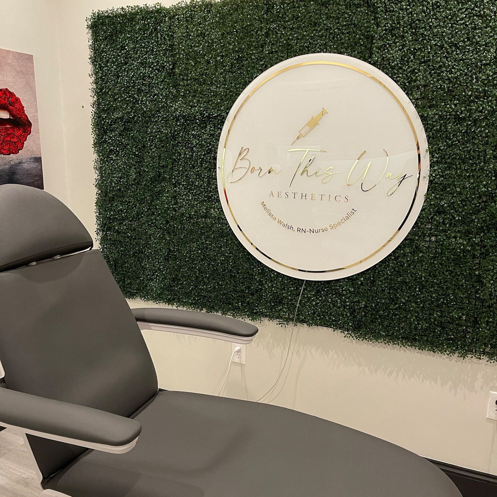 Business Mirror Logo Neon Light Sign Acrylic Custom Logo - Etsy