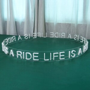 Round Neon Sign|personalized Logo Signage|bar Club Sign|salon Beauty ...