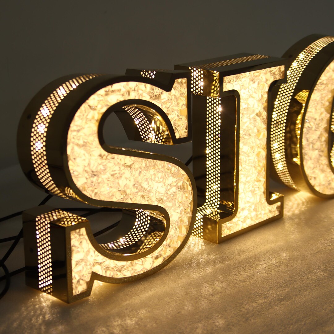 Business Sign,led Signage for Business, Illuminated Channel Letters ...