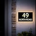 LED House Number Sign,metal Address Light Box,led House Number, Street ...