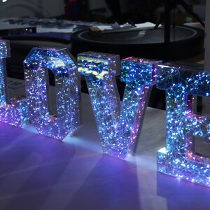 Large Letter Sign,light up Letters, A-Z Light Letters,wedding and Event ...