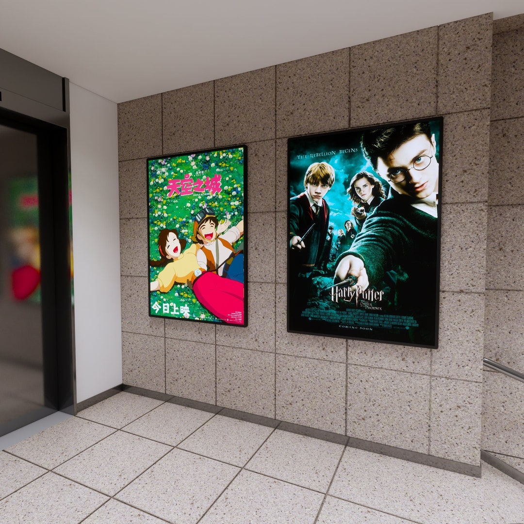 LED Movie Poster Frame,ultra Slim Fram for Light Box Ads,wall Display ...