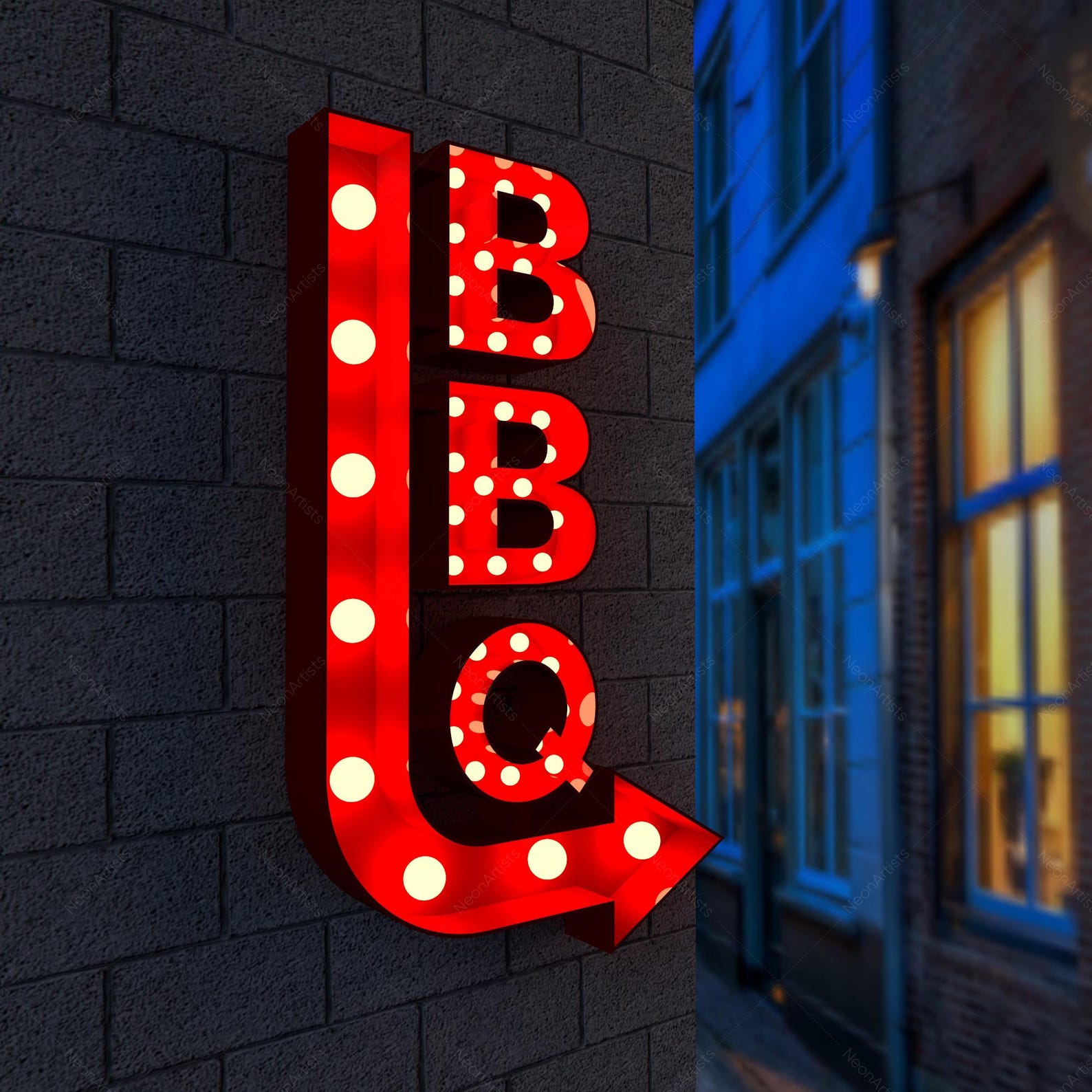 Modern Rustic BBQ Metal Sign,marquee Letters Sign,outdoor Sign Decor ...