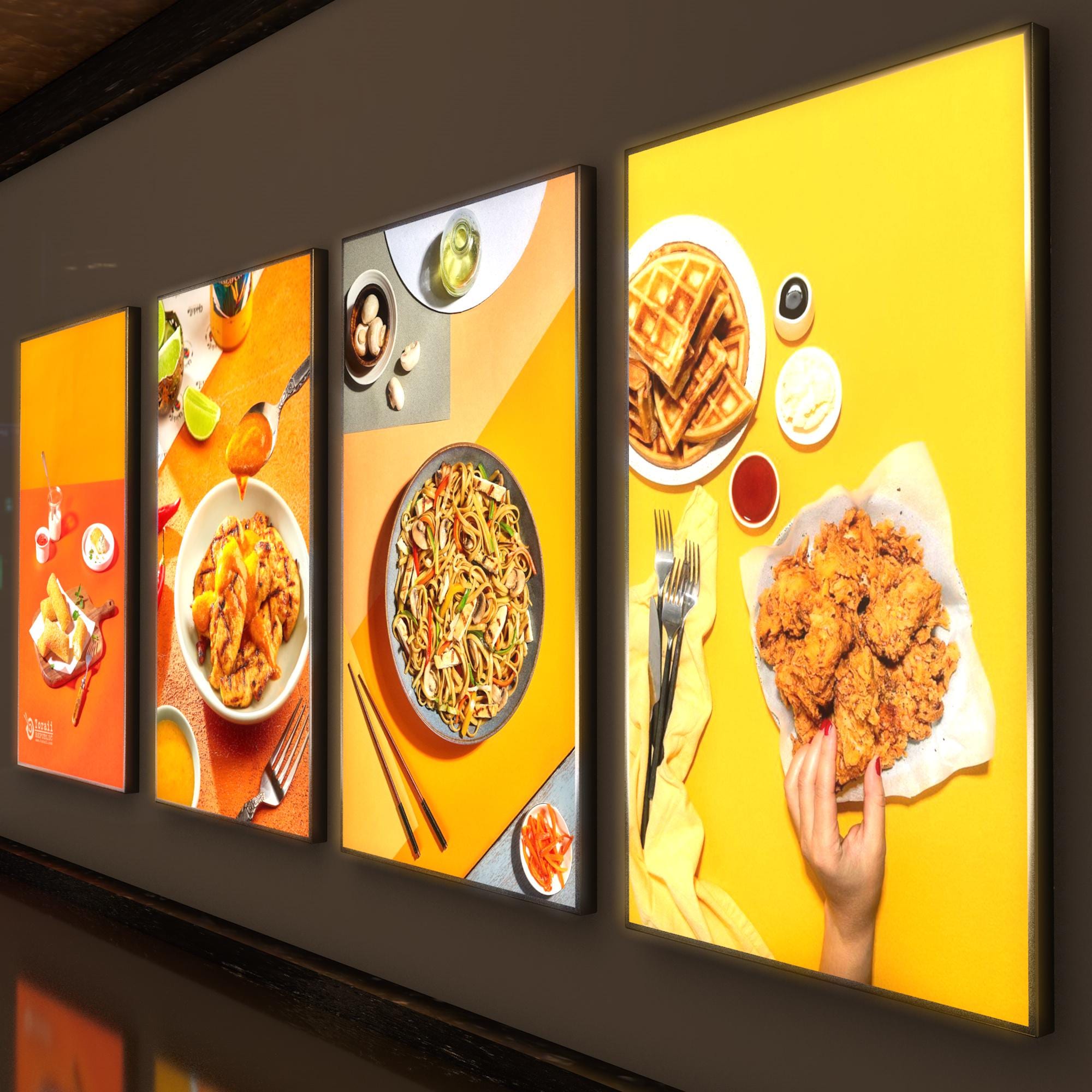 Restaurants Menu Led Light Box, Advertising Poster Light Box,custom Led ...