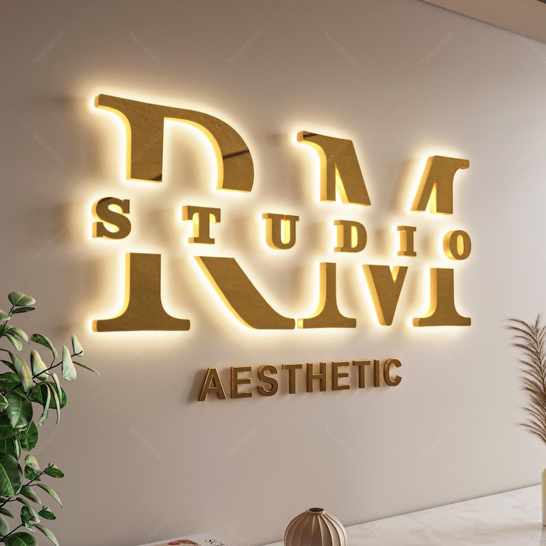 Led Sign,custom Logo Sign,backlit Sign,business Sign,illuminated LED ...