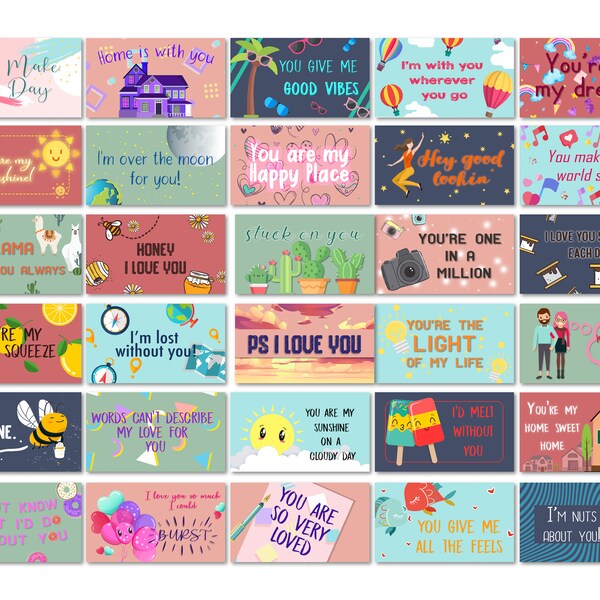 Lunch Box Cards - Etsy