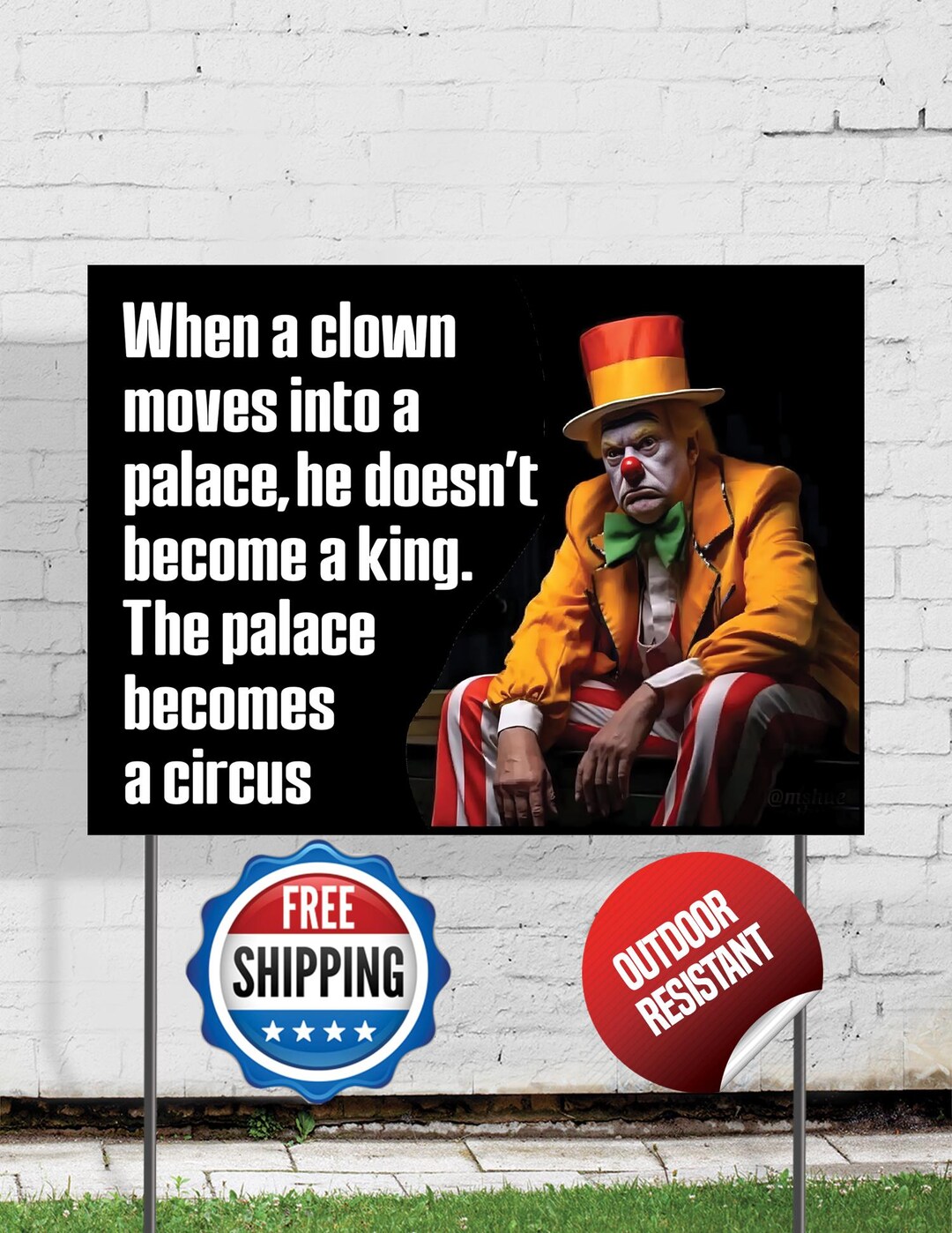 Presidential Funny Humorous Yard Sign - Etsy