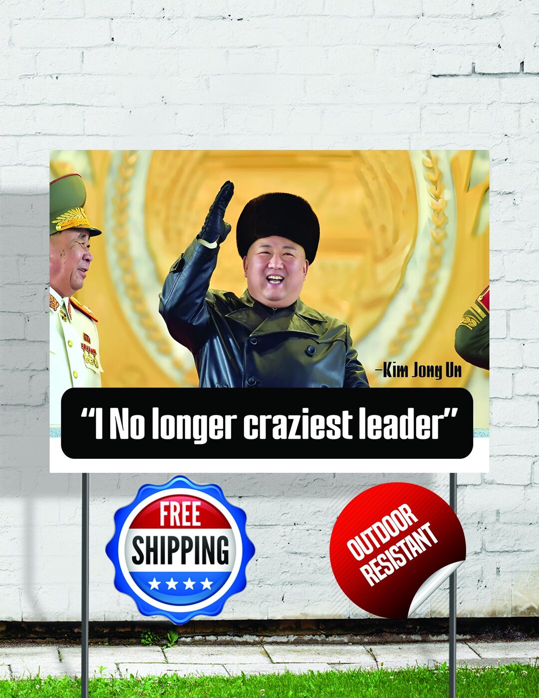 Funny Yard Sign I No Longer Crazy Leader - Etsy