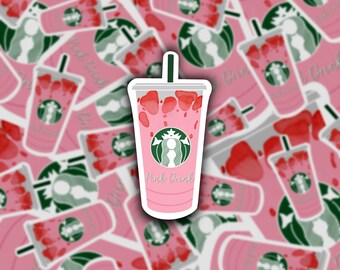 Starbucks Drink Sticker - Etsy