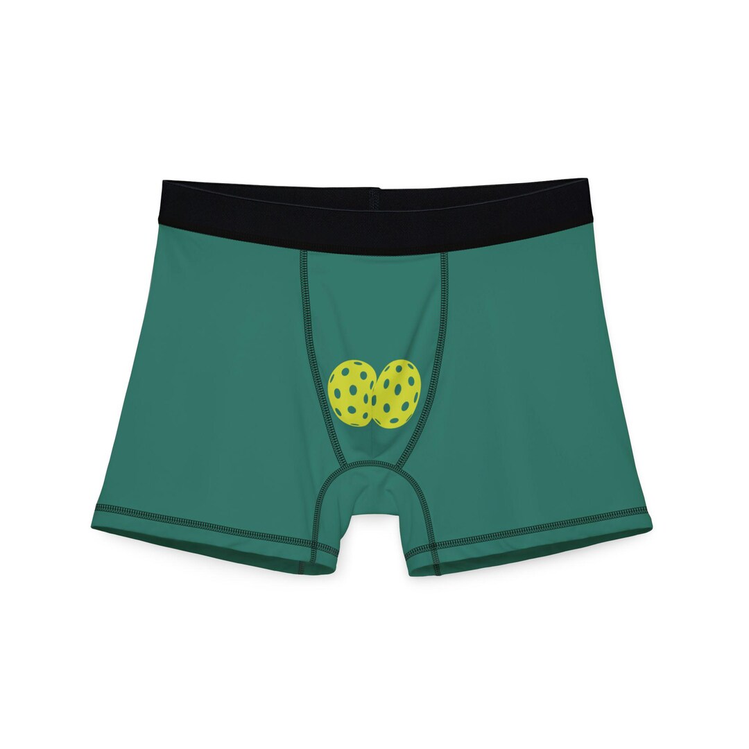 Men's Boxers, Funny Pickleball Dink Design Humorous Athletic Underwear ...