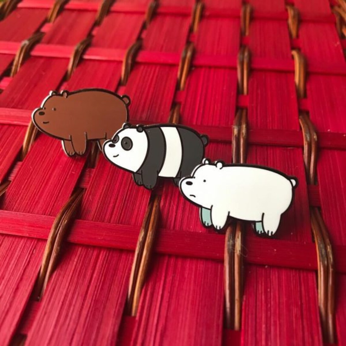 We Bare Bears Stack Enamel Pins We Bare Bear Enamel Pin We | Etsy