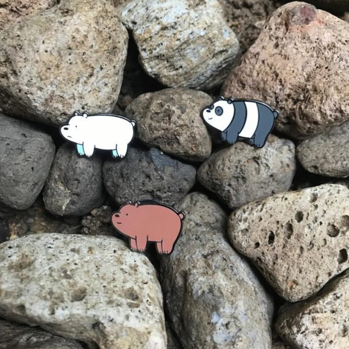 We Bare Bears Stack Enamel Pins We Bare Bear Enamel Pin We - Etsy New ...