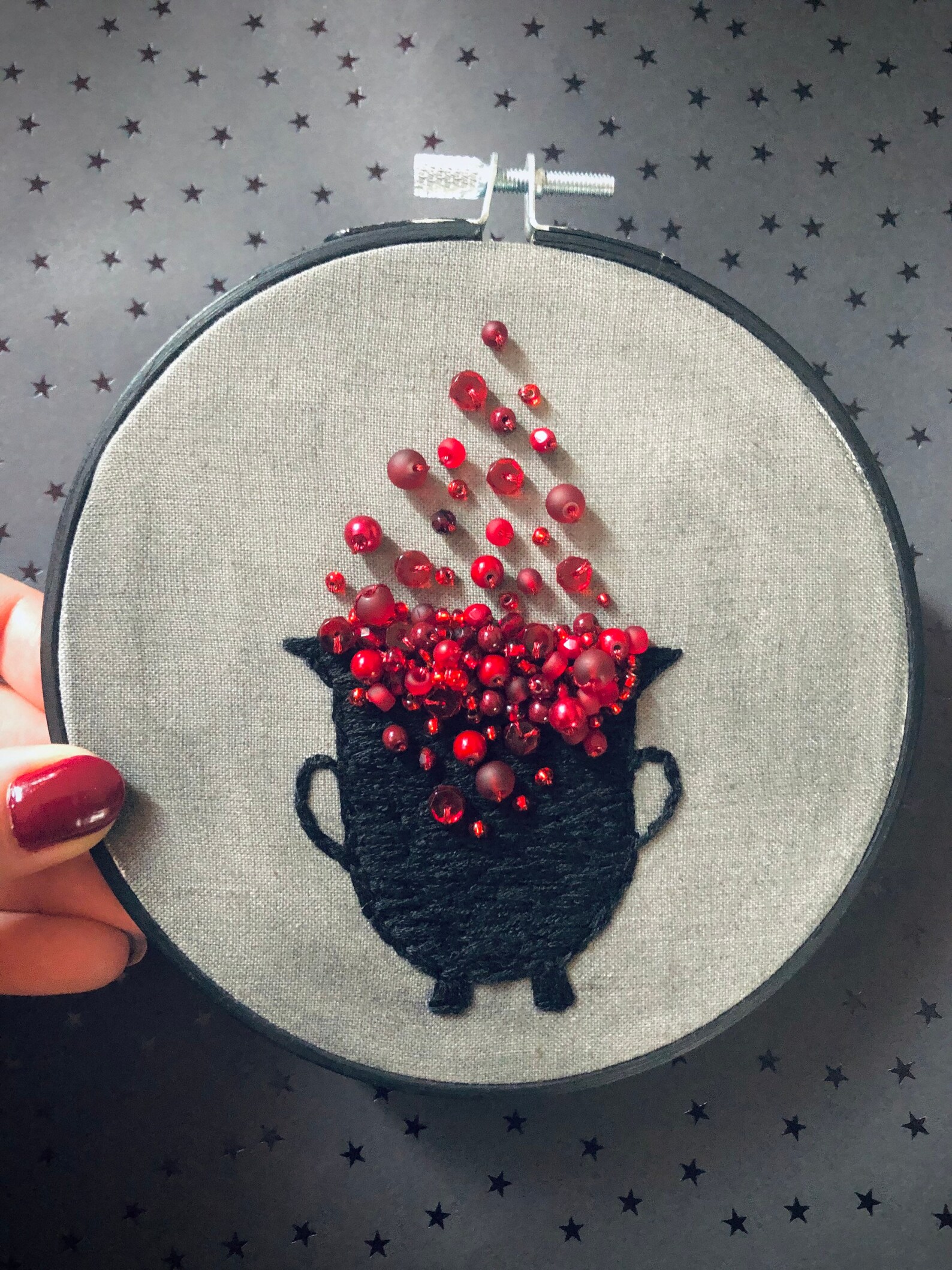 Gothic Goth Witch Cauldron Bloody Sanguine Vampire Halloween ...