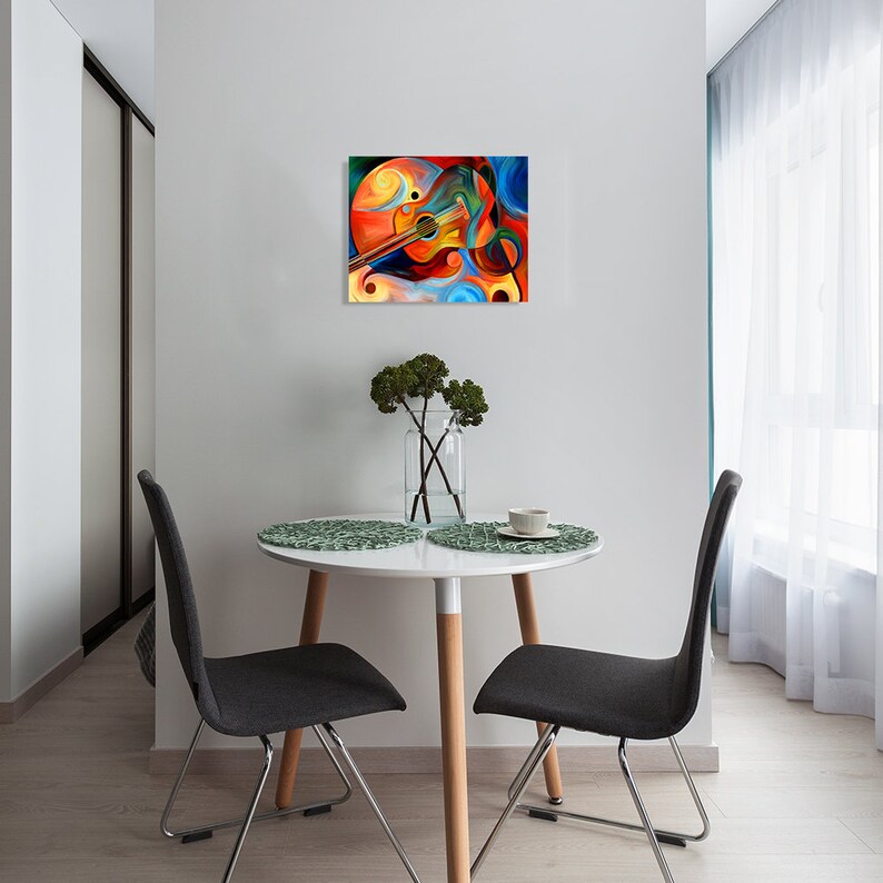 Music and Rhythm Abstract Art Giclee Canvas Prints Wall Art - Etsy