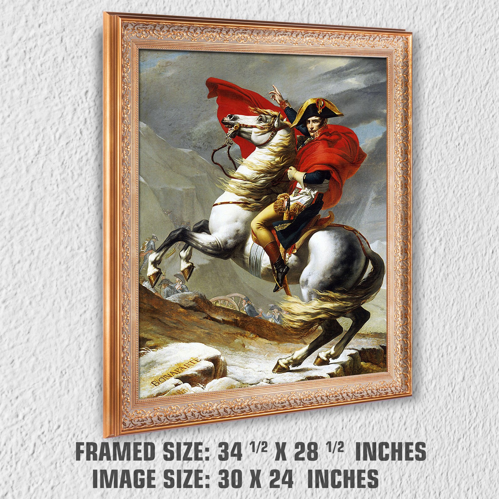 Wall Decornapoleon Crossing the Alps First Versailles Version - Etsy