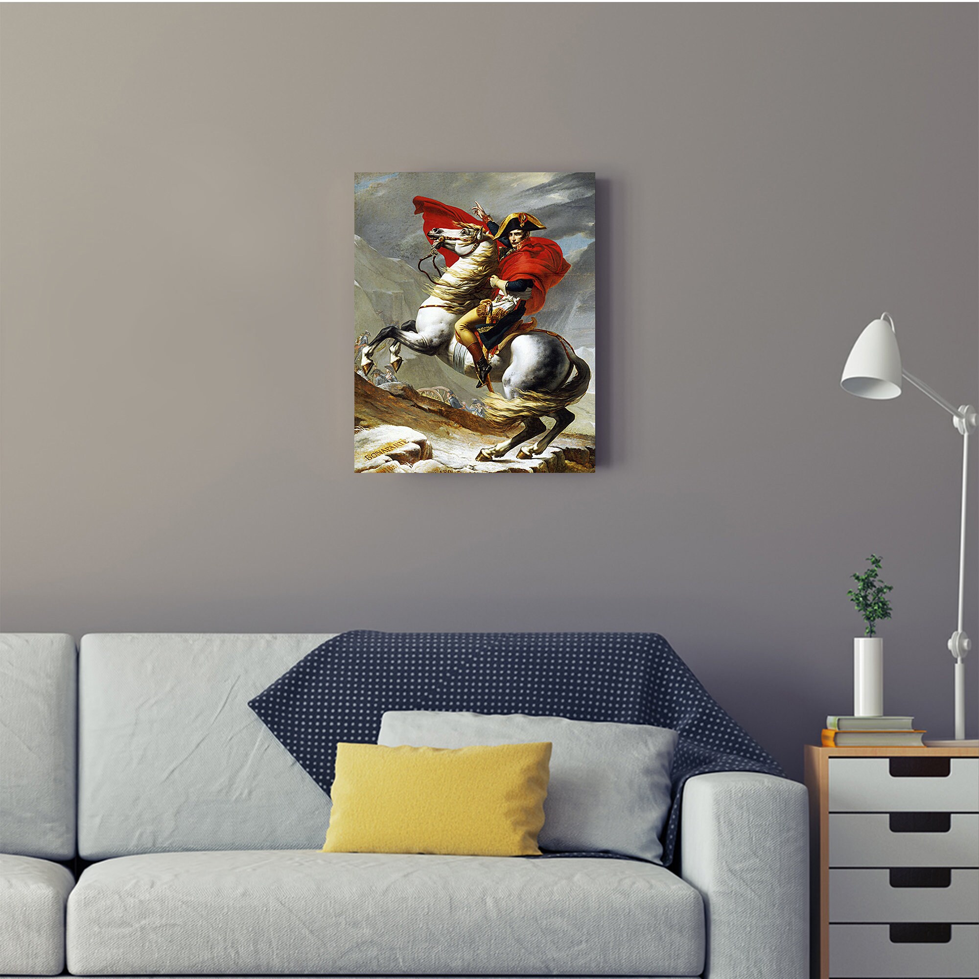 Wall Decornapoleon Crossing the Alps First Versailles Version | Etsy