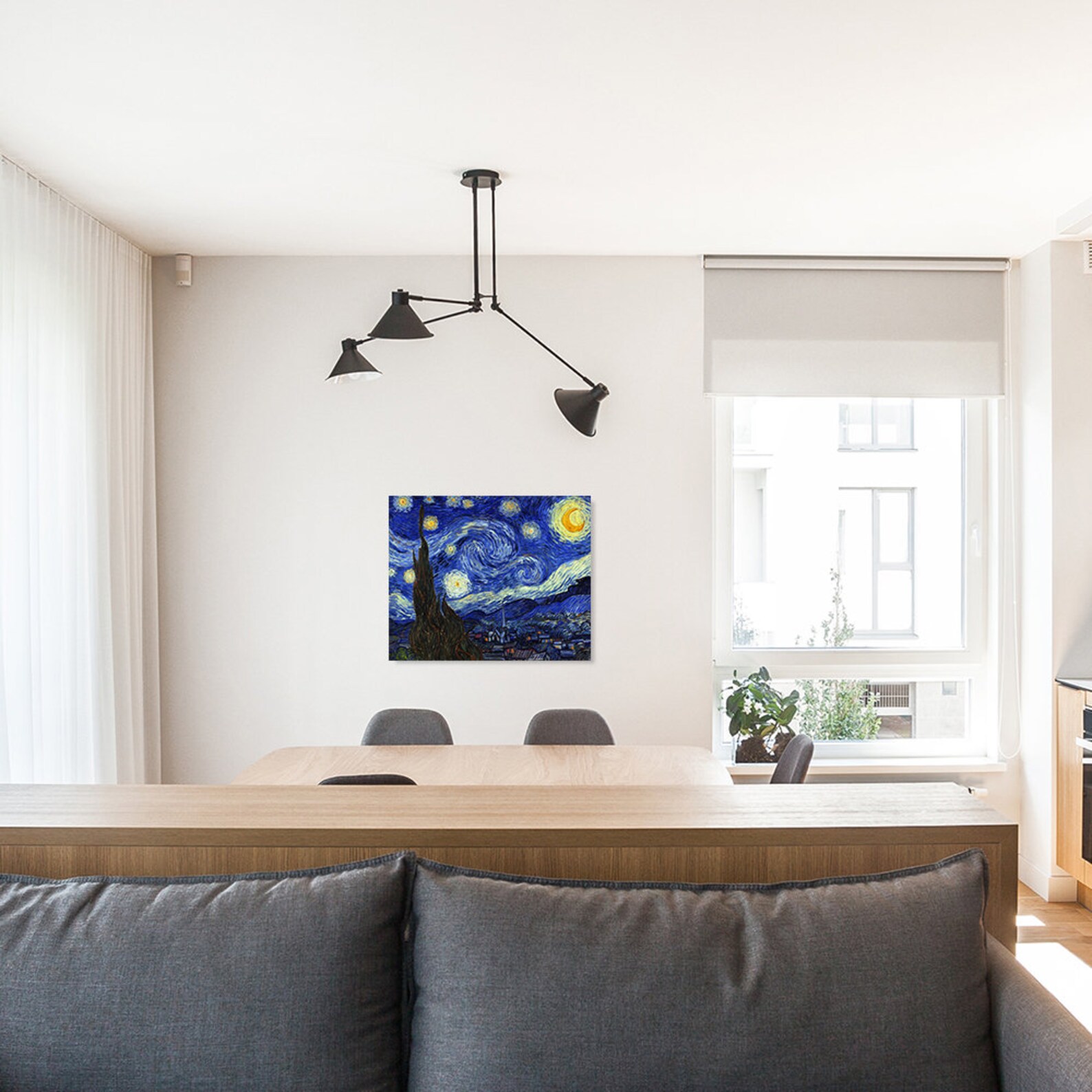 The Starry Night by Vincent Van Gogh. the World Classic Art | Etsy