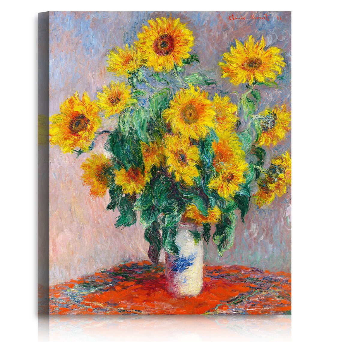 Bouquet of Sunflowers by Claude Monet the World Classic Art - Etsy