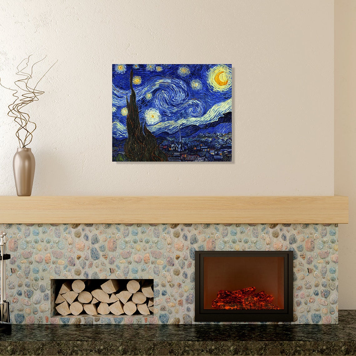 The Starry Night by Vincent Van Gogh. the World Classic Art | Etsy