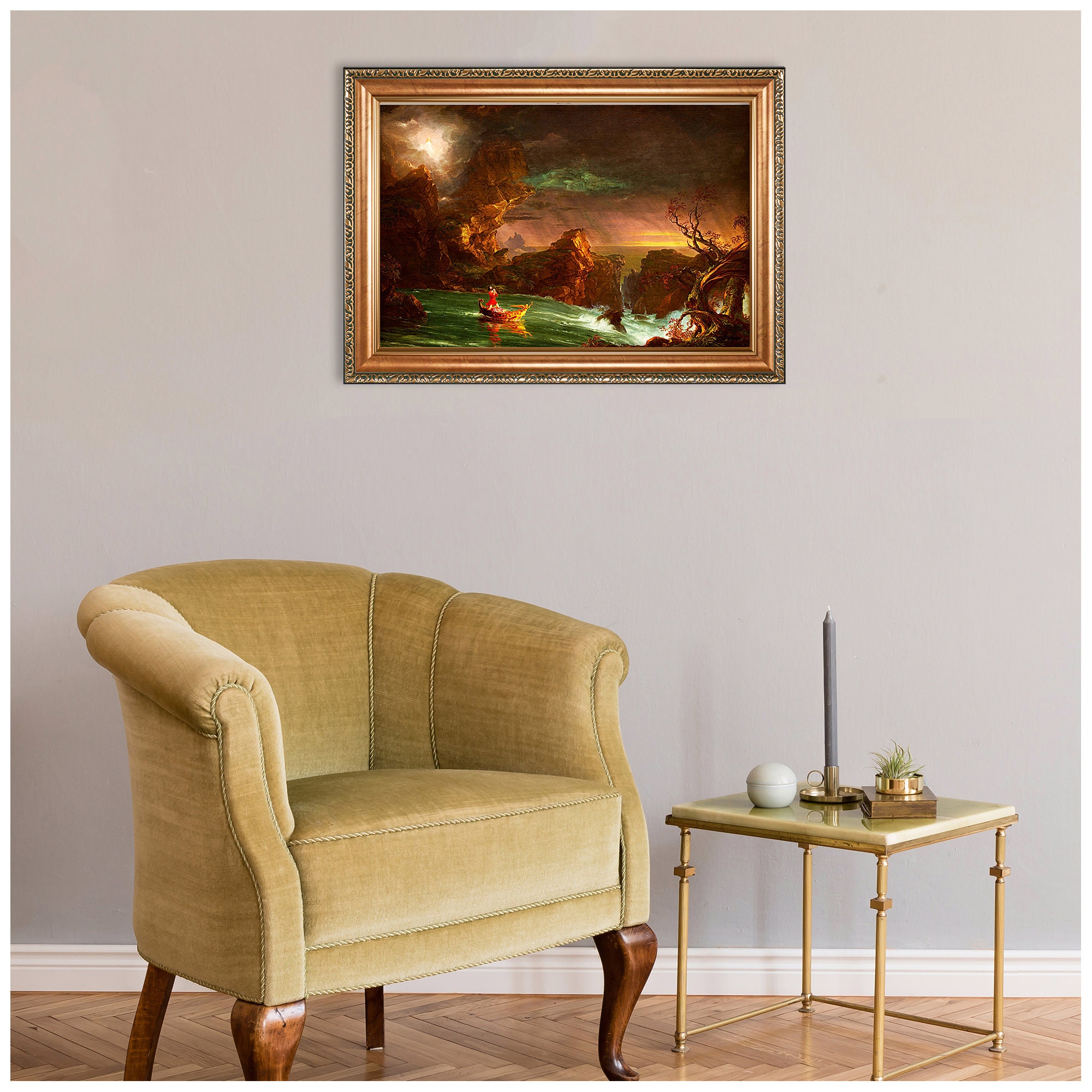 The Voyage of Life Manhood by Thomas Cole the World Classic Art ...