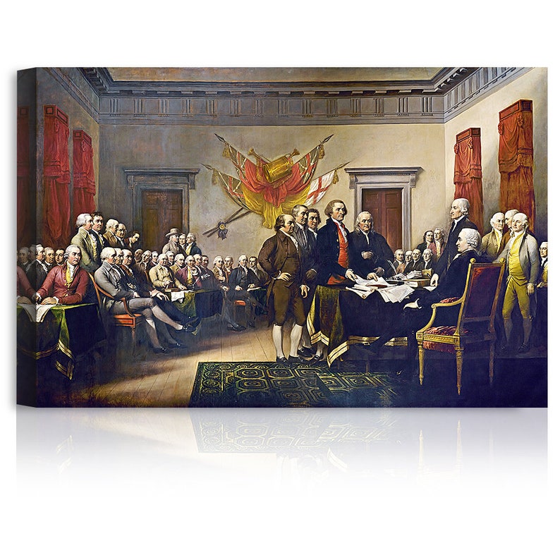 The Signing of the United States Declaration of Independence the World ...