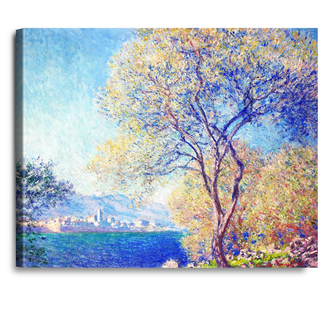 Antibes Seen From the Salis Gardens by Claude Monet Framed World ...