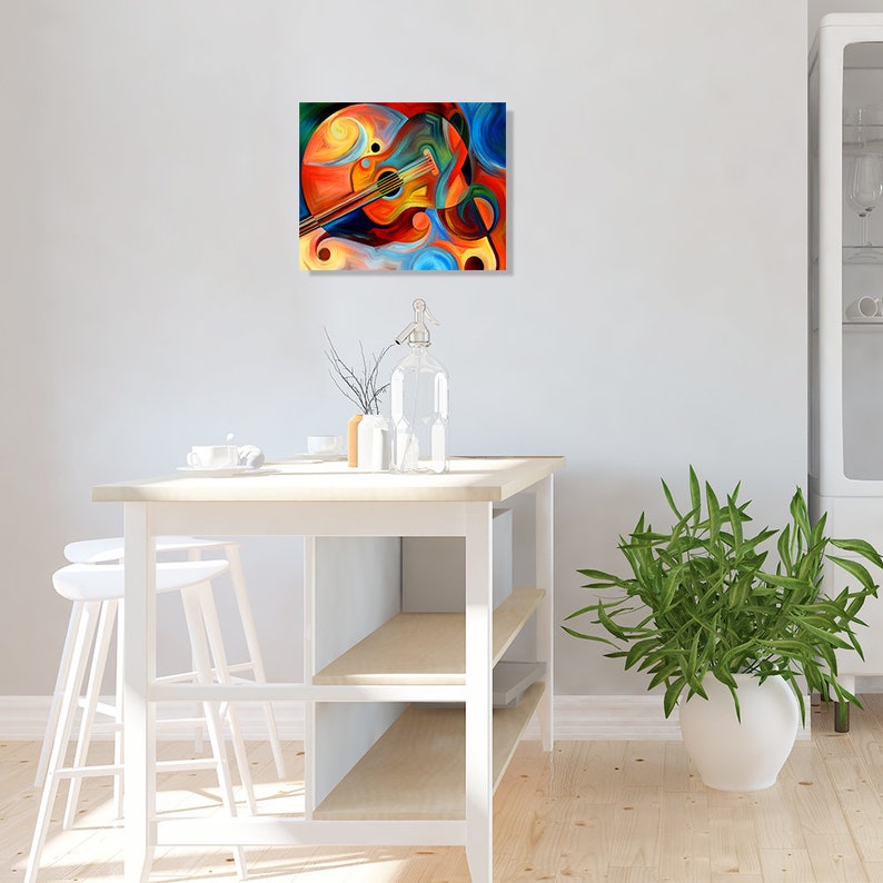 Music and Rhythm Abstract Art Giclee Canvas Prints Wall Art - Etsy