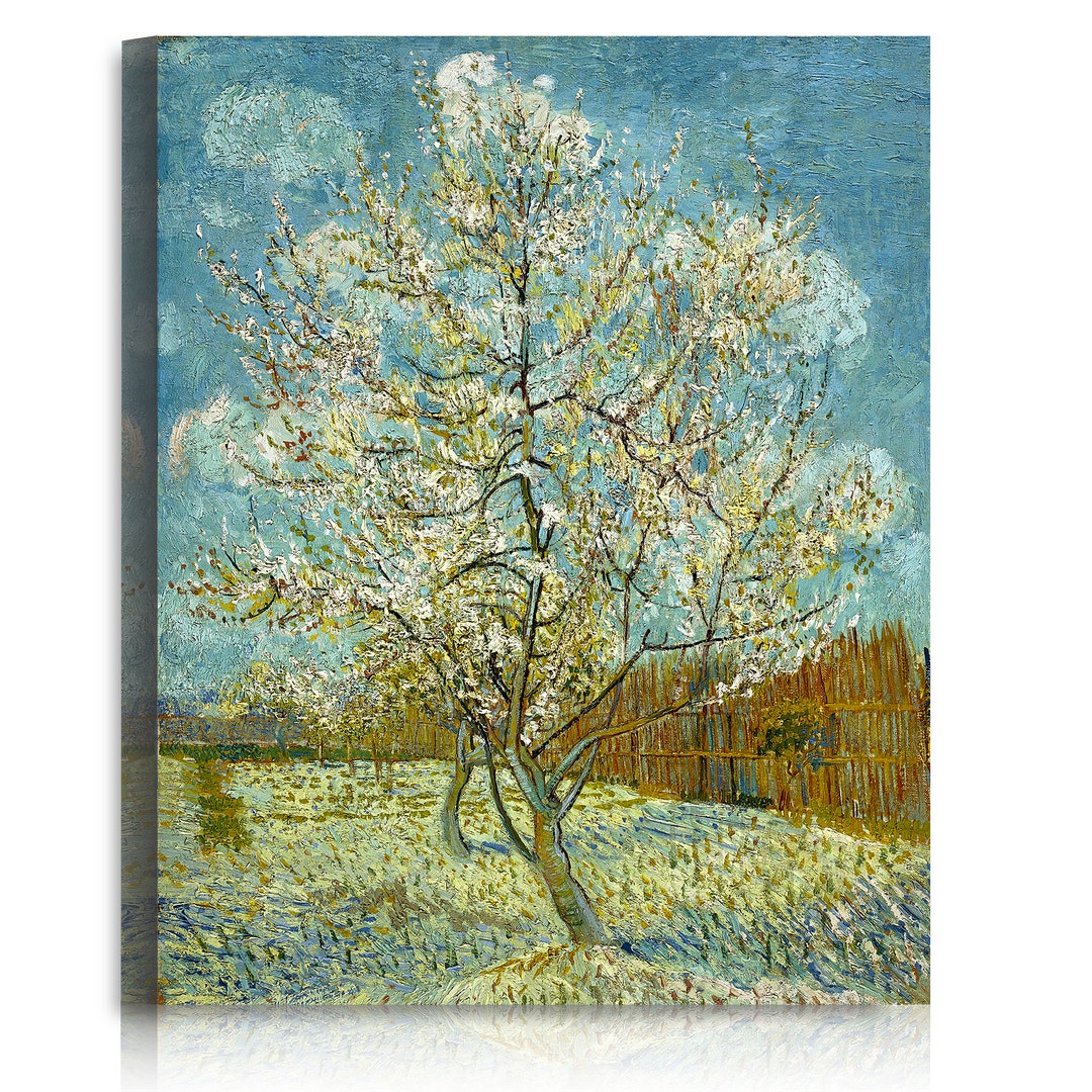 The Pink Peach Tree by Vincent Van Gogh. the World Classic Art ...