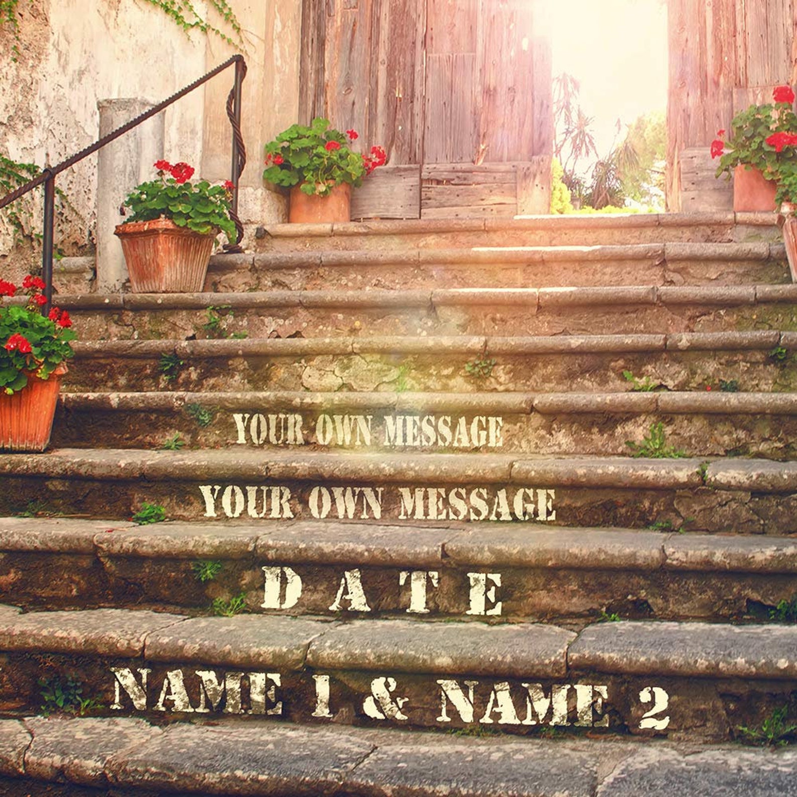 I Will Love You Every Step of the Way Personalized Picture - Etsy