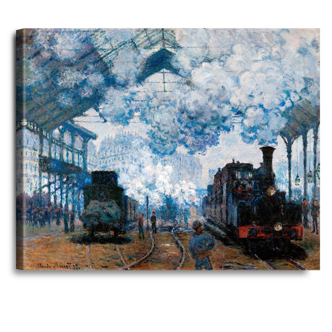 The Gare Saint-lazare: Arrival of a Train by Claude Monet the World ...