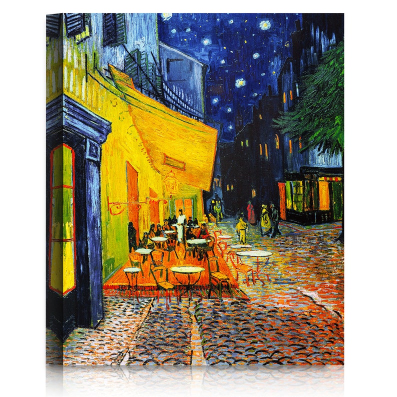 Café Terrace at Night by Vincent Van Gogh. the World Classic Art ...
