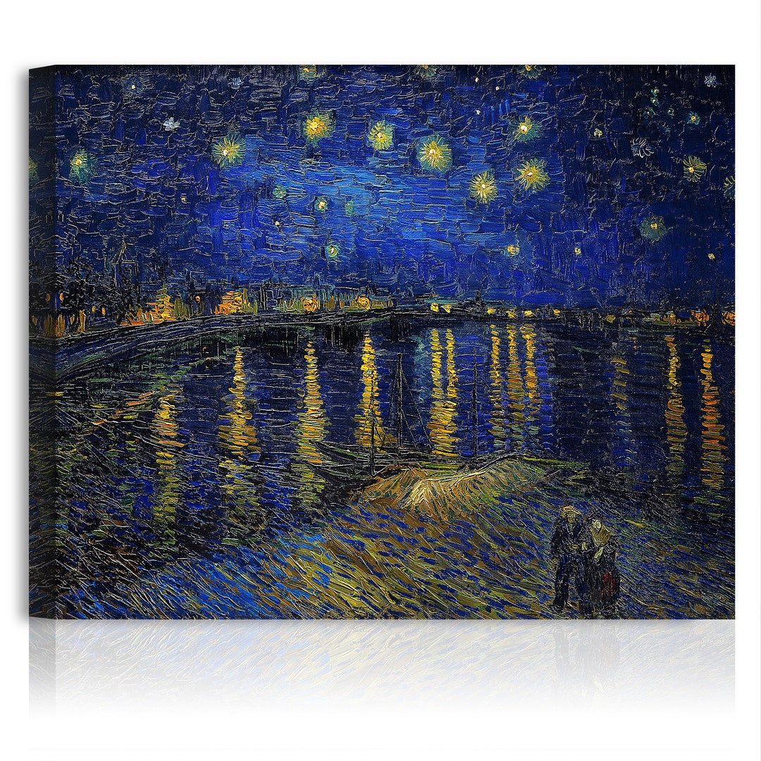 Starry Night Over the Rhône by Vincent Van Gogh. the World Classic Art ...
