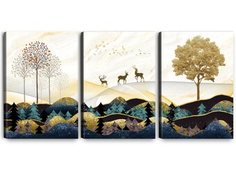 Triptych Canvas Art - Etsy